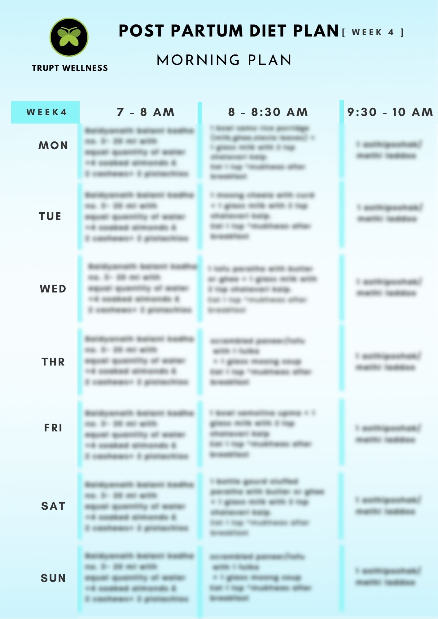 Ayurvedic Postpartum Program - truptwellness